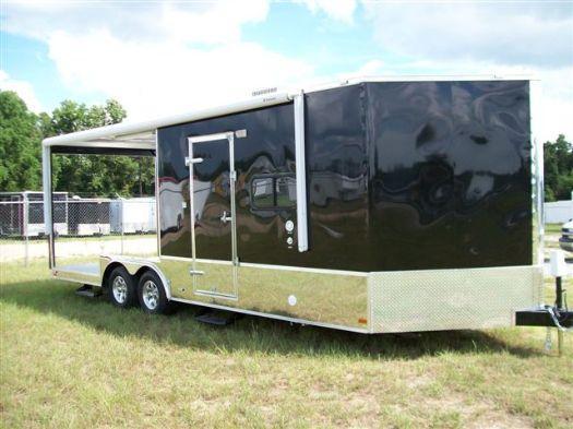 Custom Barbeque Enclosed Trailer with Living Quarters - Millennium Trailers