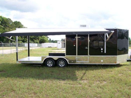 Custom Barbeque Enclosed Trailer with Living Quarters - Millennium Trailers