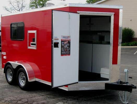 7'x12' Custom Star Splicing Enclosed Cargo Trailer - Millennium Trailers