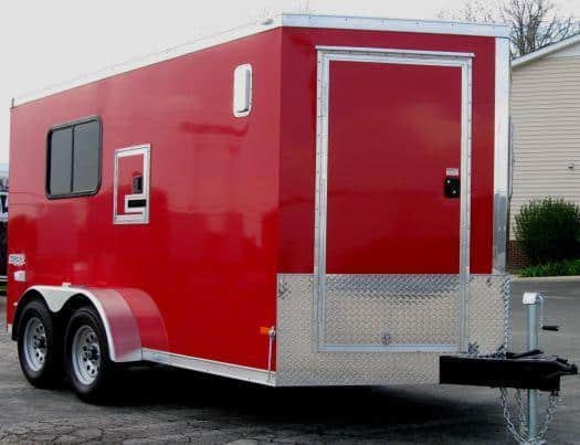 7'x12' Custom Star Splicing Enclosed Cargo Trailer - Millennium Trailers