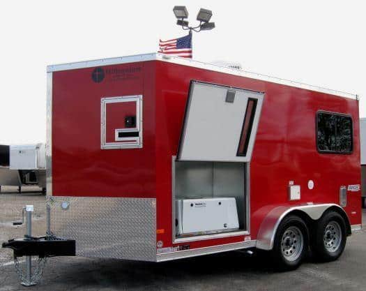 7'x12' Custom Star Splicing Enclosed Cargo Trailer - Millennium Trailers