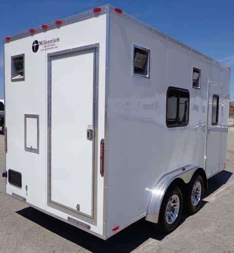 7x14 Millennium Custom Splicing Enclosed Trailer - Millennium Trailers