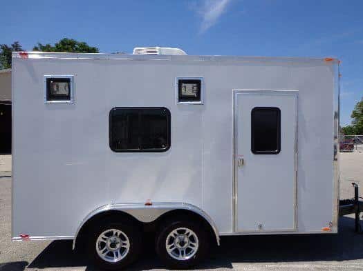 7x14 Millennium Custom Splicing Enclosed Trailer - Millennium Trailers