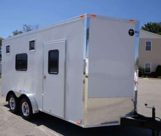 7x14 Millennium Custom Splicing Enclosed Trailer - Millennium Trailers