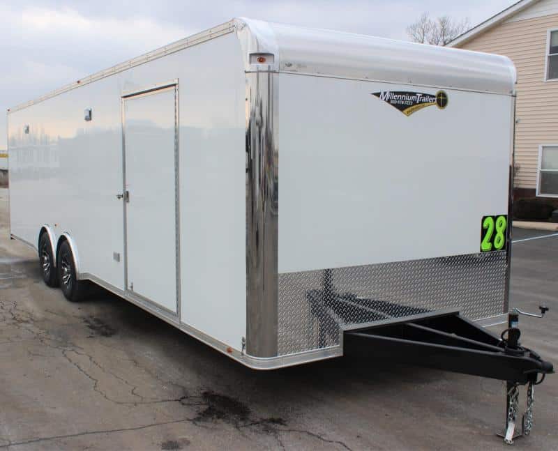 MAKING MORE! 28' Millennium Platinum Racing Trailer - Millennium Trailers