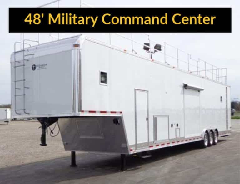Custom Enclosed Trailers, Car, Cargo, Mobile Office, Command Center