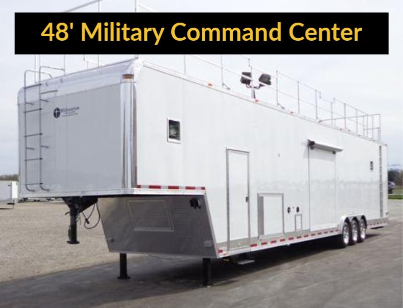 Custom Enclosed Trailers, Car, Cargo, Mobile Office, Command Center