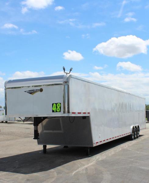 Gooseneck Enclosed Trailer 160' Dble Row Recessed E-Track 2023 48' w ...