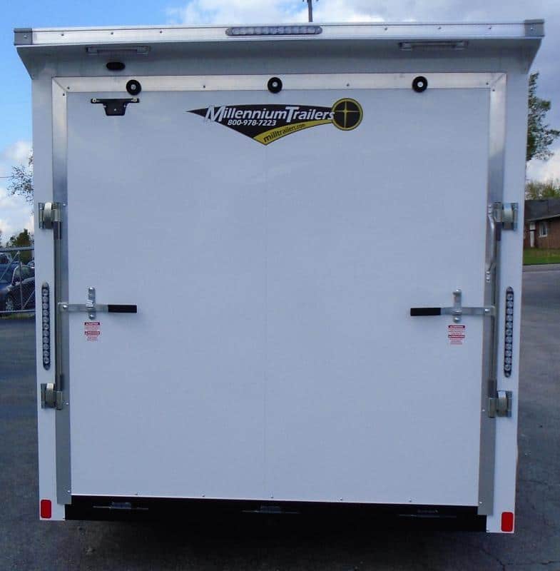 Enclosed Cargo Trailers For Sale 7'x14' 2023 Ramp Door Lighted Rear ...