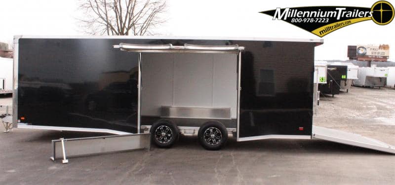 Race Trailers For Sale 24' 2023 Aluminum Frame/ 72in. Roadside Exit ...