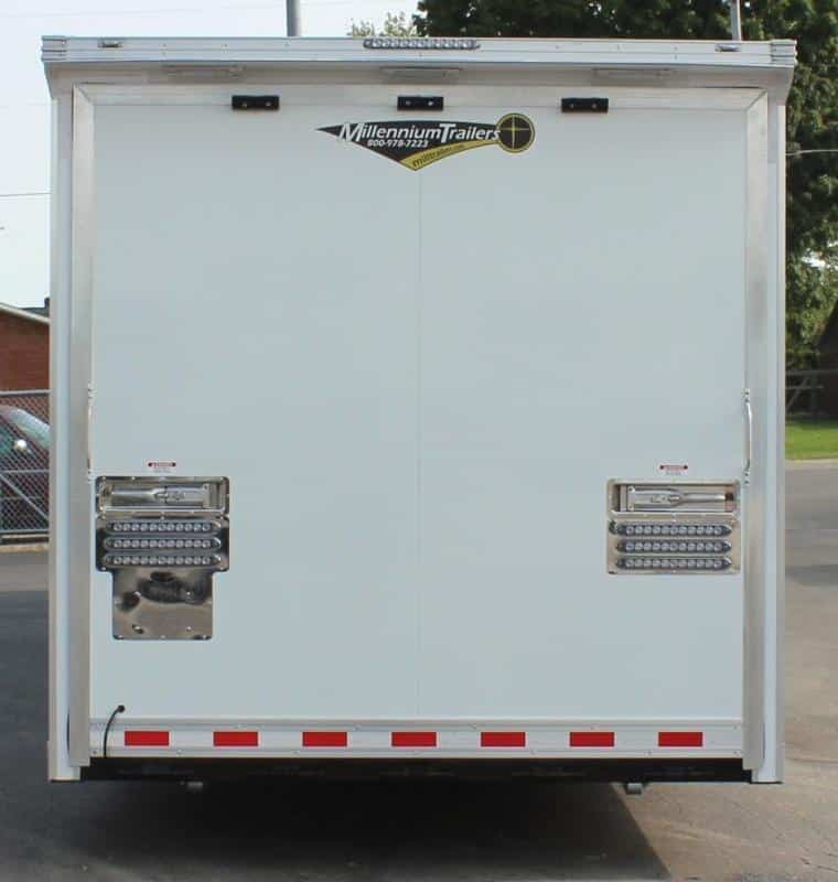 Enclosed Racing Trailer 2023 48' 92in. Wide Ramp Door - Millennium Trailers
