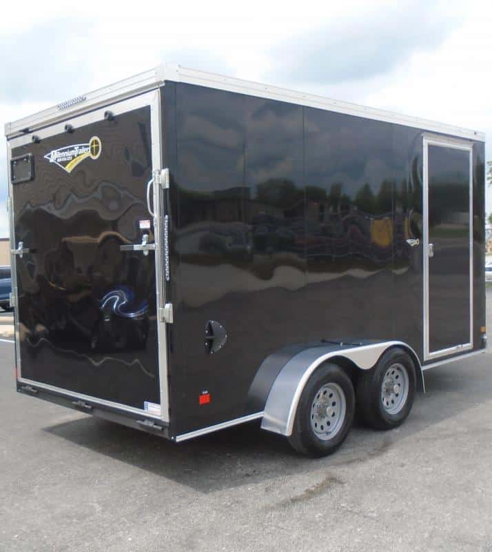 Enclosed Cargo Trailers For Sale 2022 7' x 14' Ramp Door 7' Interior ...