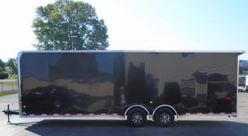 Enclosed Car Trailer 28' 12 inches Extra High Finished Interior ...