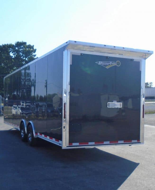 Enclosed Car Trailer 28' 12 inches Extra High Finished Interior ...