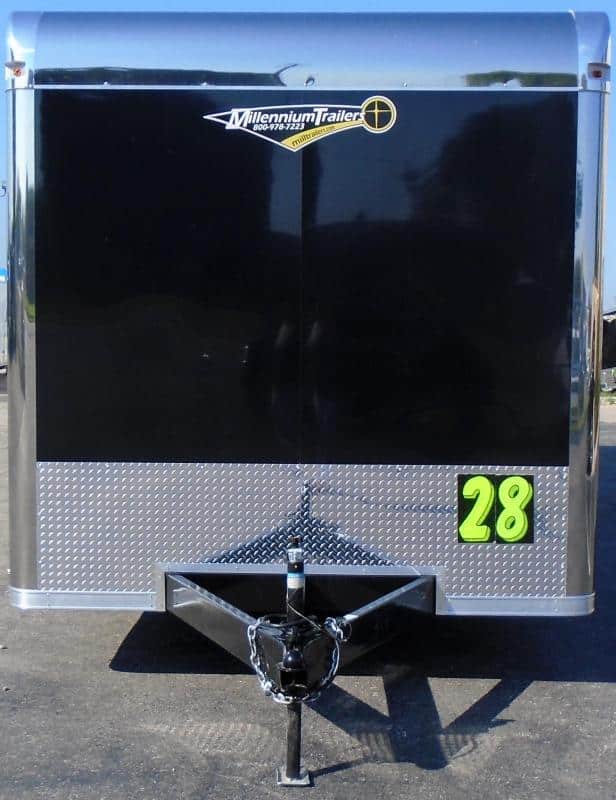 Enclosed Car Trailer 28' 12 inches Extra High Finished Interior ...