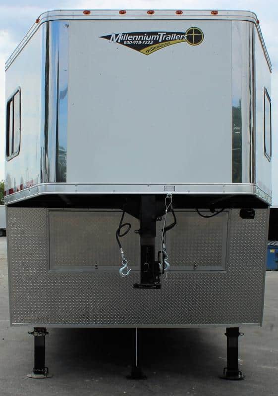 Enclosed Trailer with Living Quarters 40ft 2023 Sleeps 4 - Millennium Trailers