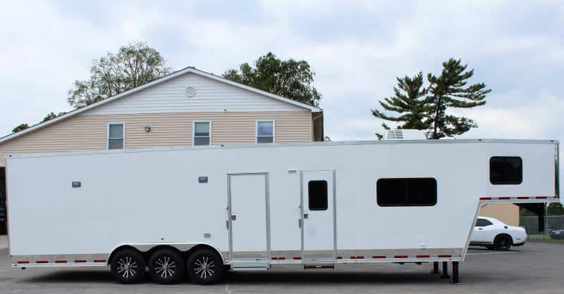 Enclosed Trailer with Living Quarters 40ft 2023 Sleeps 4 - Millennium Trailers