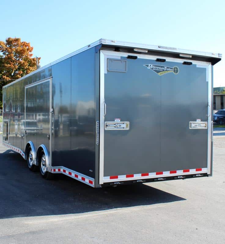 Enclosed Car Hauler For Sale Easy Exit 28' Large Escape Door Removable ...