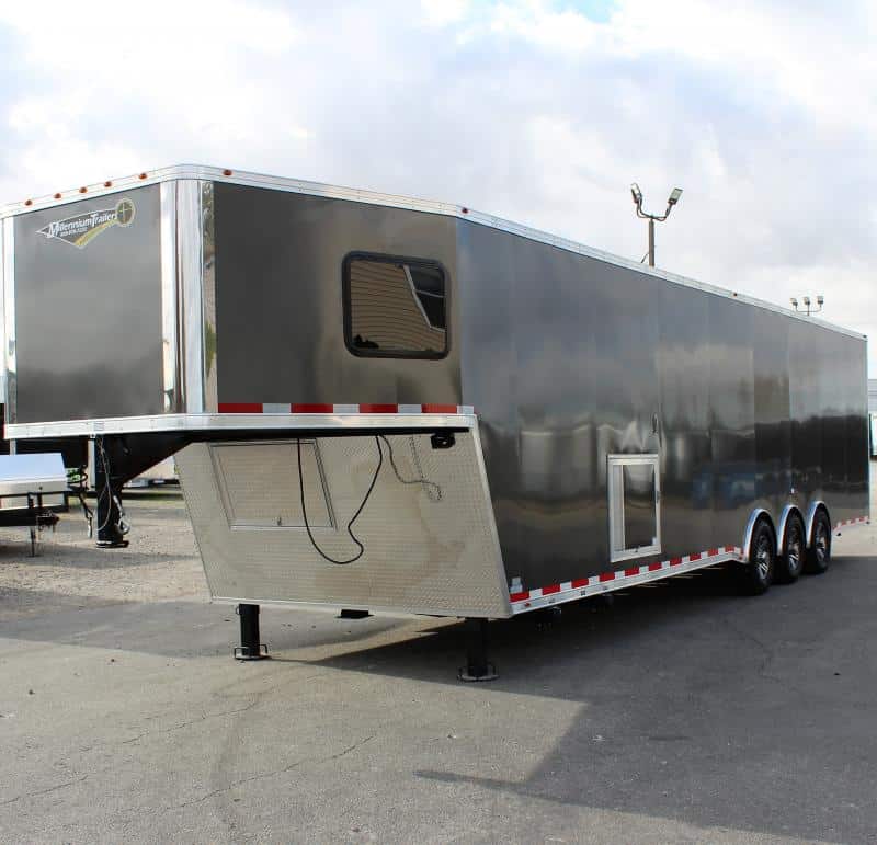 Enclosed Race Car Trailer With Mini Living Quarters 2023 40' Millennium ...