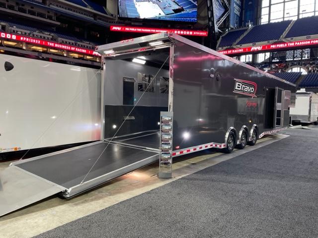 PRI LOADED SHOW TRAILER NEW MODEL 44' Icon Performance Aluminum Car ...