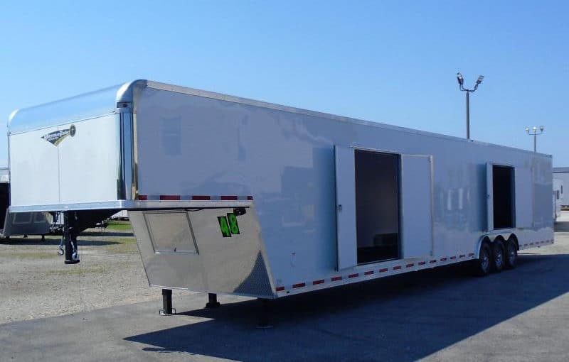 Gooseneck Enclosed Trailer 160' Dble Row Recessed E-Track 2023 48' w ...