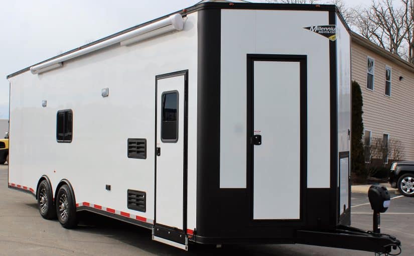 Enclosed Trailer with Living Quarters 2023 26' Great for Side-X-Sides - Millennium Trailers