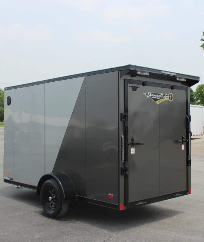 Enclosed Cargo Trailer 2023 6' X 12' Ramp Door & Black-Out Pkg ...