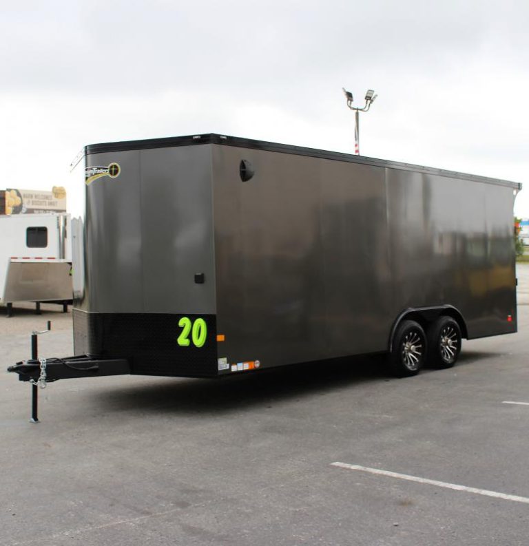 Enclosed Car Hauler 2024 20' w/Black-Out Pkg. #7863 - Millennium Trailers