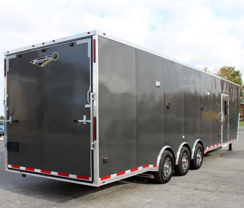 Enclosed Race Car Trailer With Mini Living Quarters 2024 40' Millennium ...