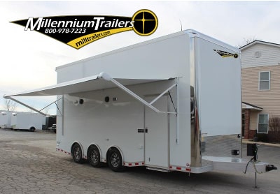 Aluminum Stacker Trailer 2024 24' 13' Lift Loaded Out! #5918 ...