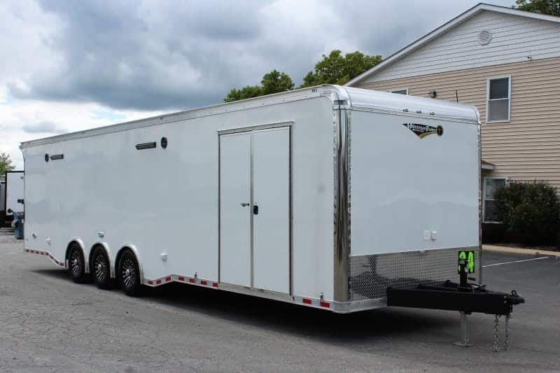 Enclosed Car Trailer 2025 34' w/Turbo Package #9893 - Millennium Trailers