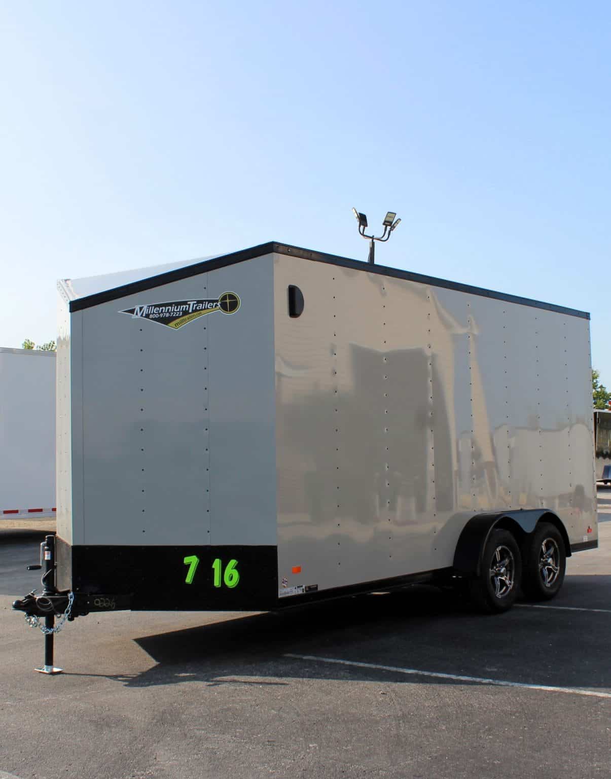 Motorcycle Enclosed Trailers - Millennium Trailers