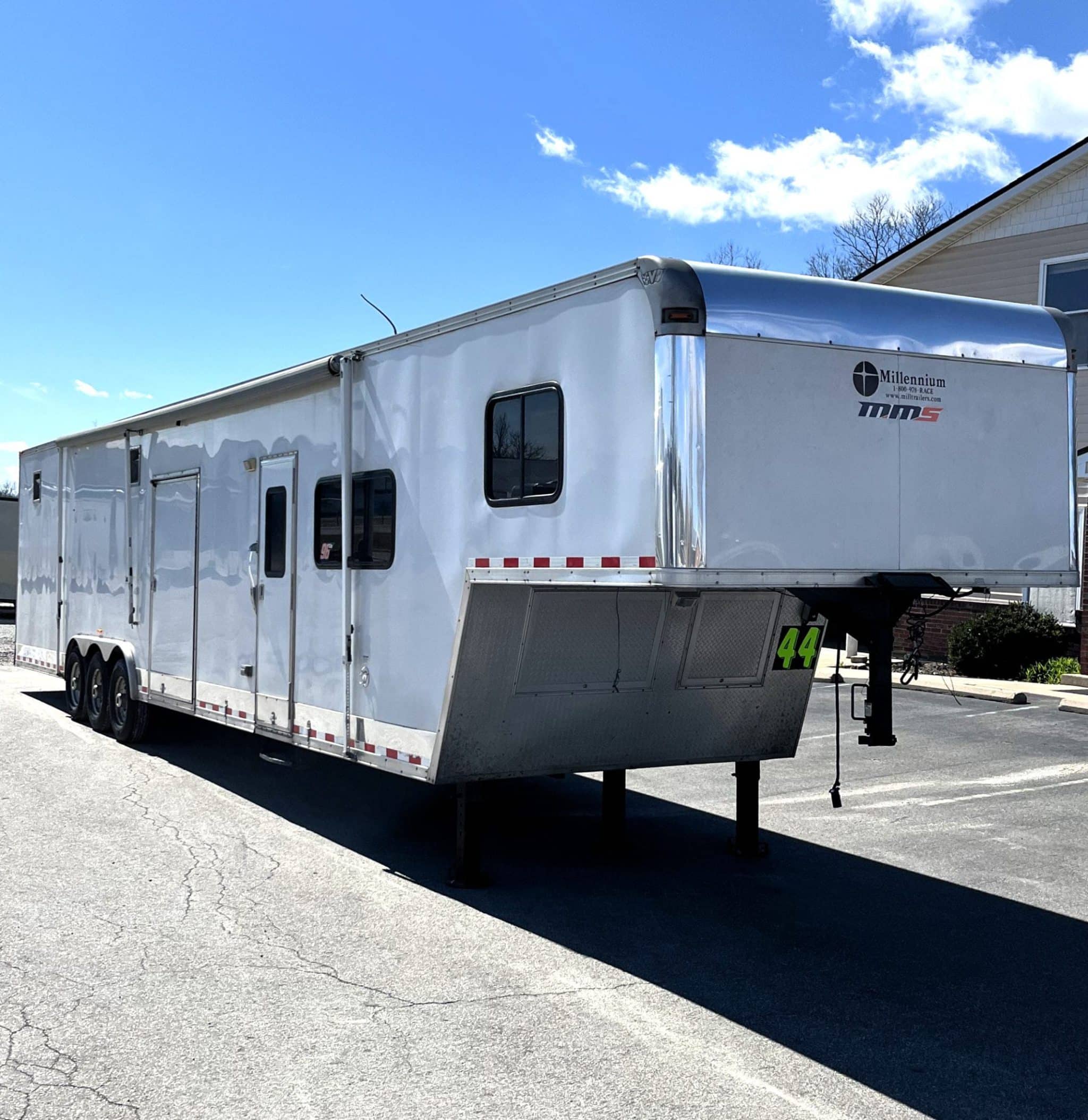 SOLD - NOT AVAILABLE Used Enclosed Trailer with Living Quarters 2010 44' w/20' LQ #0145 ...
