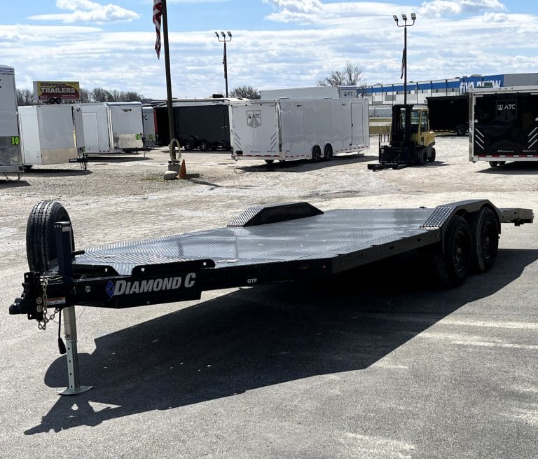 Pre-Owned Open Car Hauler 2024 18' Road Clipper w/4 D-Rings Installed ...