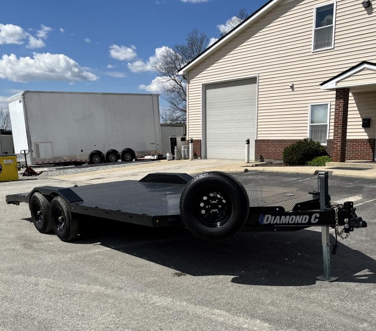 Pre-Owned Open Car Hauler 2024 18' Road Clipper w/4 D-Rings Installed ...